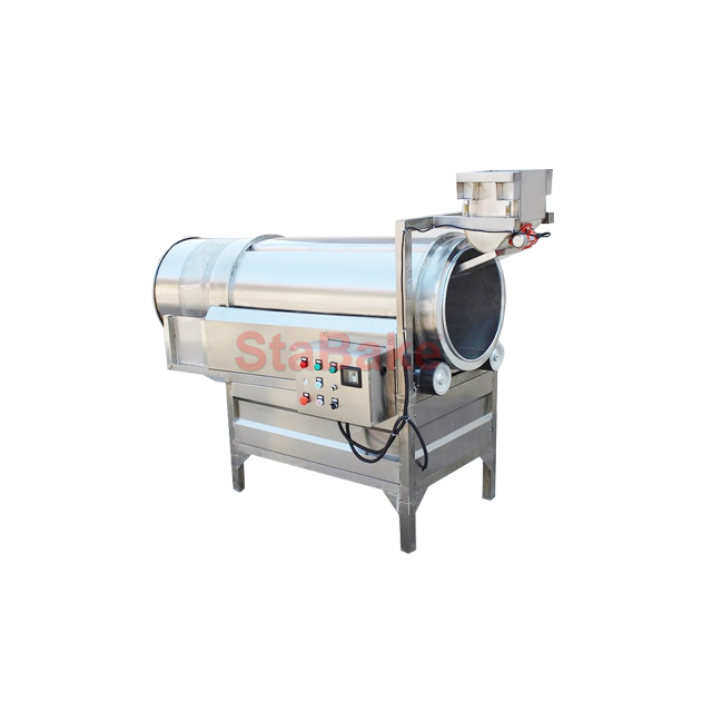 Stainless Steel Continuous Drum Mixer Seasoning Machine Food Flavoring ...
